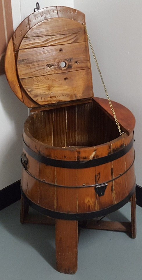 AM091 Antique Wooden Wood Treadle Washing Machine | eBay