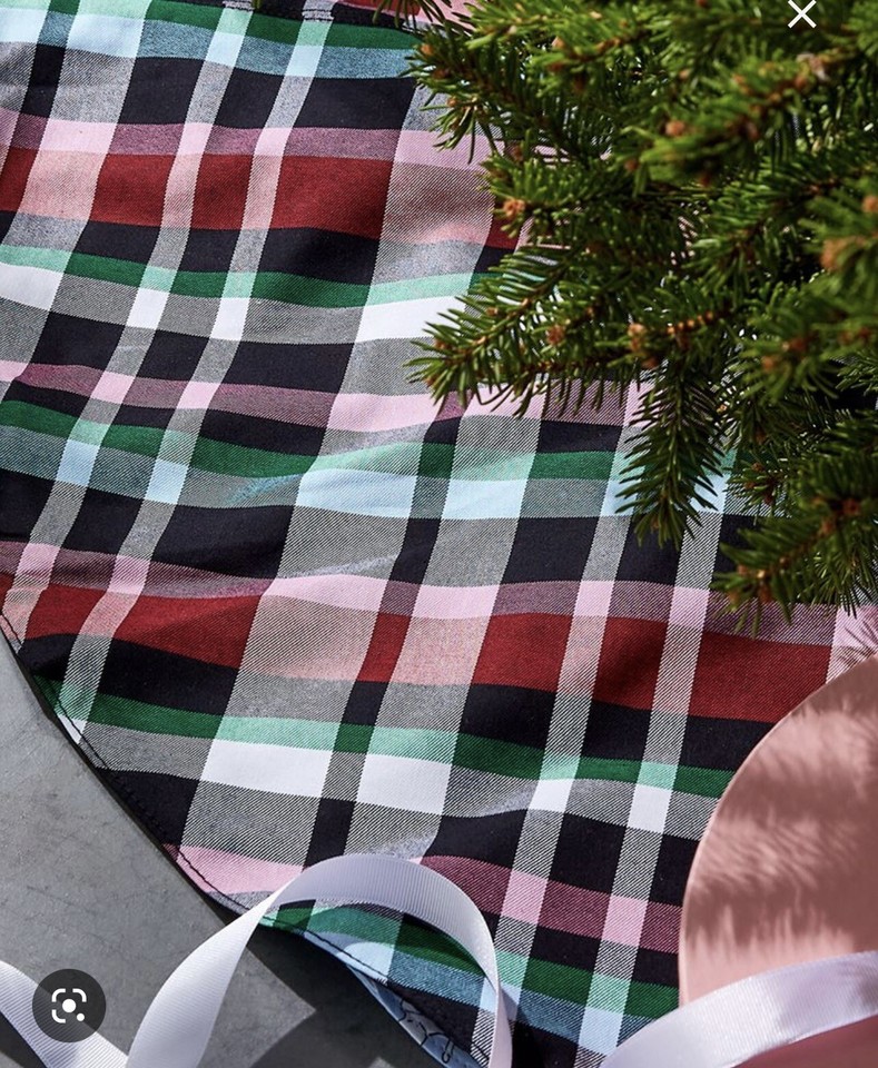 Vera Bradley Ribbons Plaid Peanuts Snoopy Plush Stuffed Animal & Tree Skirt NWT | eBay