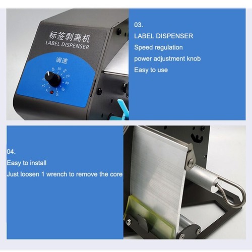 Auto Label Peeling Machine Self-adhesive Sticker Separation Labeling ...