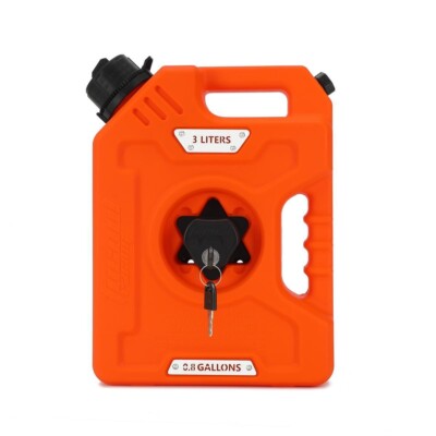 0.8 Gallon 3 Liters Gas Tank Portable oil storage tank with Bracket ...