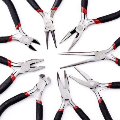 8pcs/Set Professional Beading Jewelry Pliers Kit Strong Multi-Purpose ...