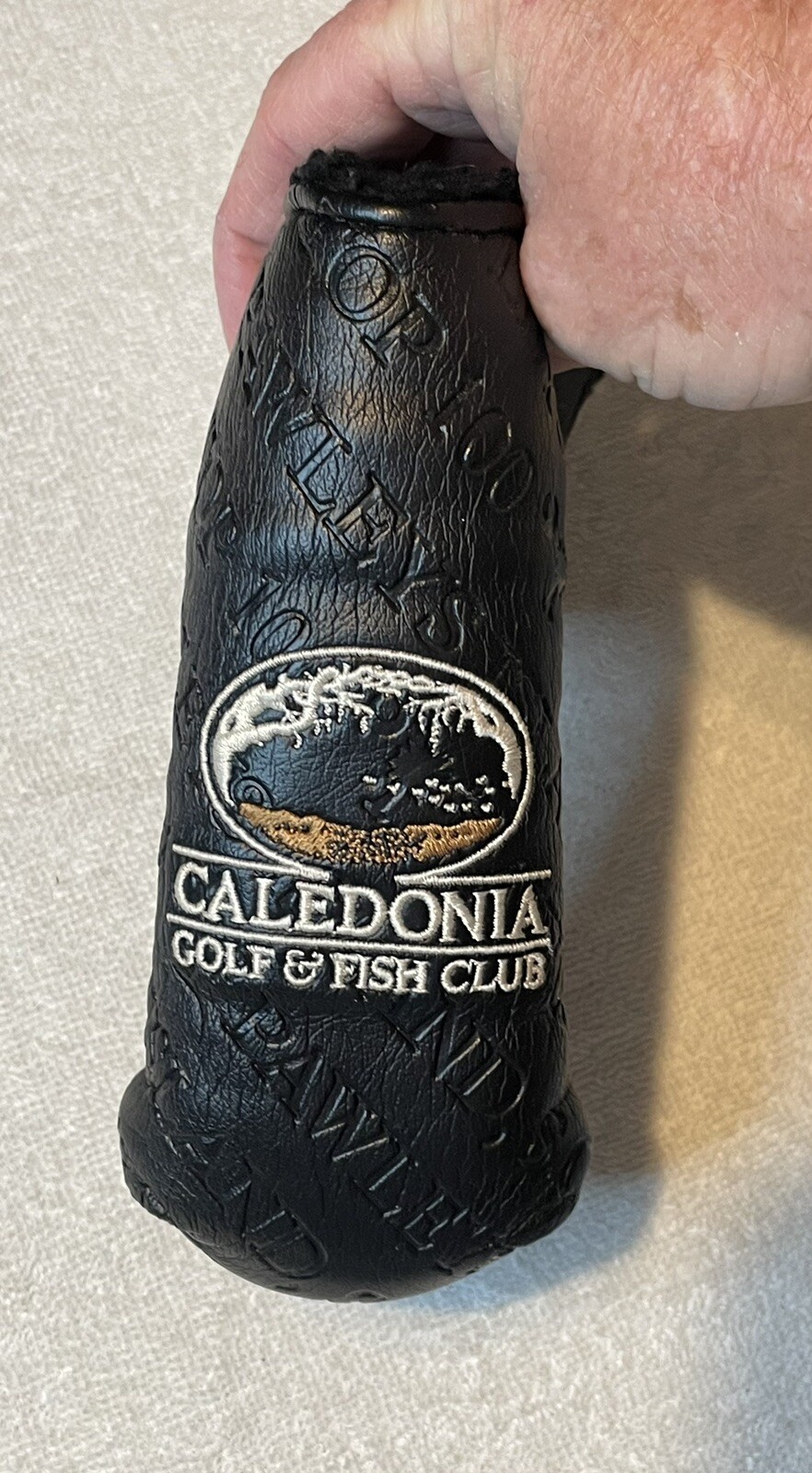 Caledonia Golf and Fish Club Pawleys Island Leather Blade Putter Cover ...