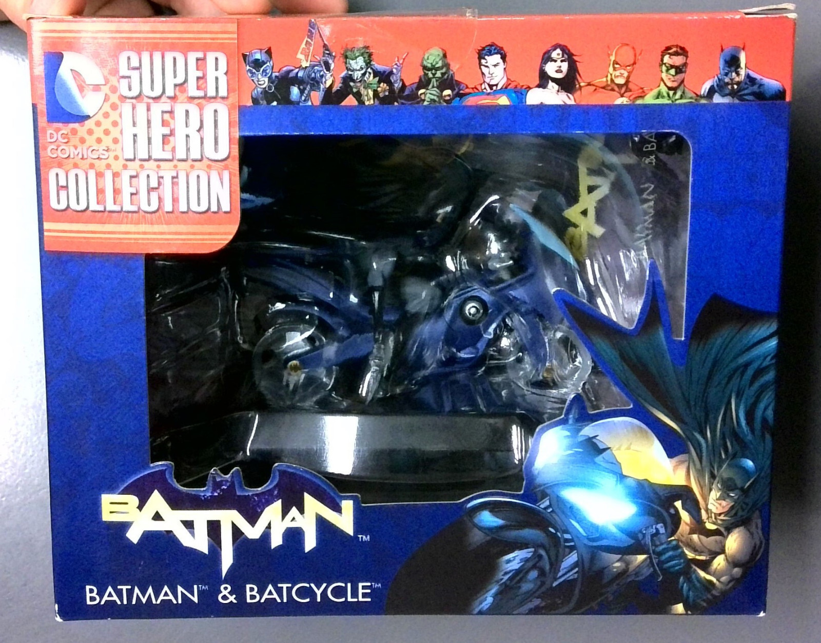 DC Comics Superhero Collection Special BATMAN & BATCYCLE - Eaglemoss 2016