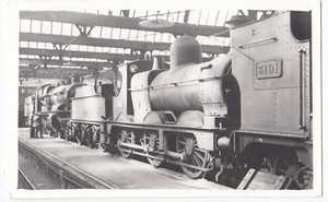 Dean Goods Class 0-6-0 Steam Loco no 2516 in Shed, PC size BW Photo | eBay