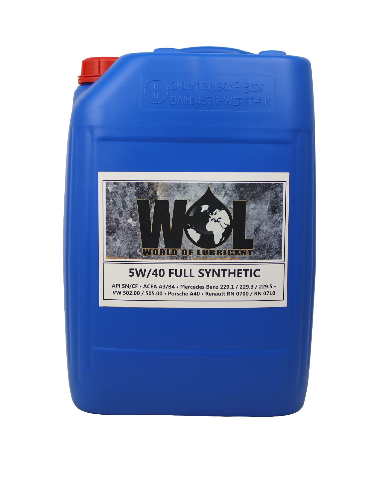 WOL 5w40 A3/B4 Fully Synthetic High Performance Engine Oil OEM Quality ...