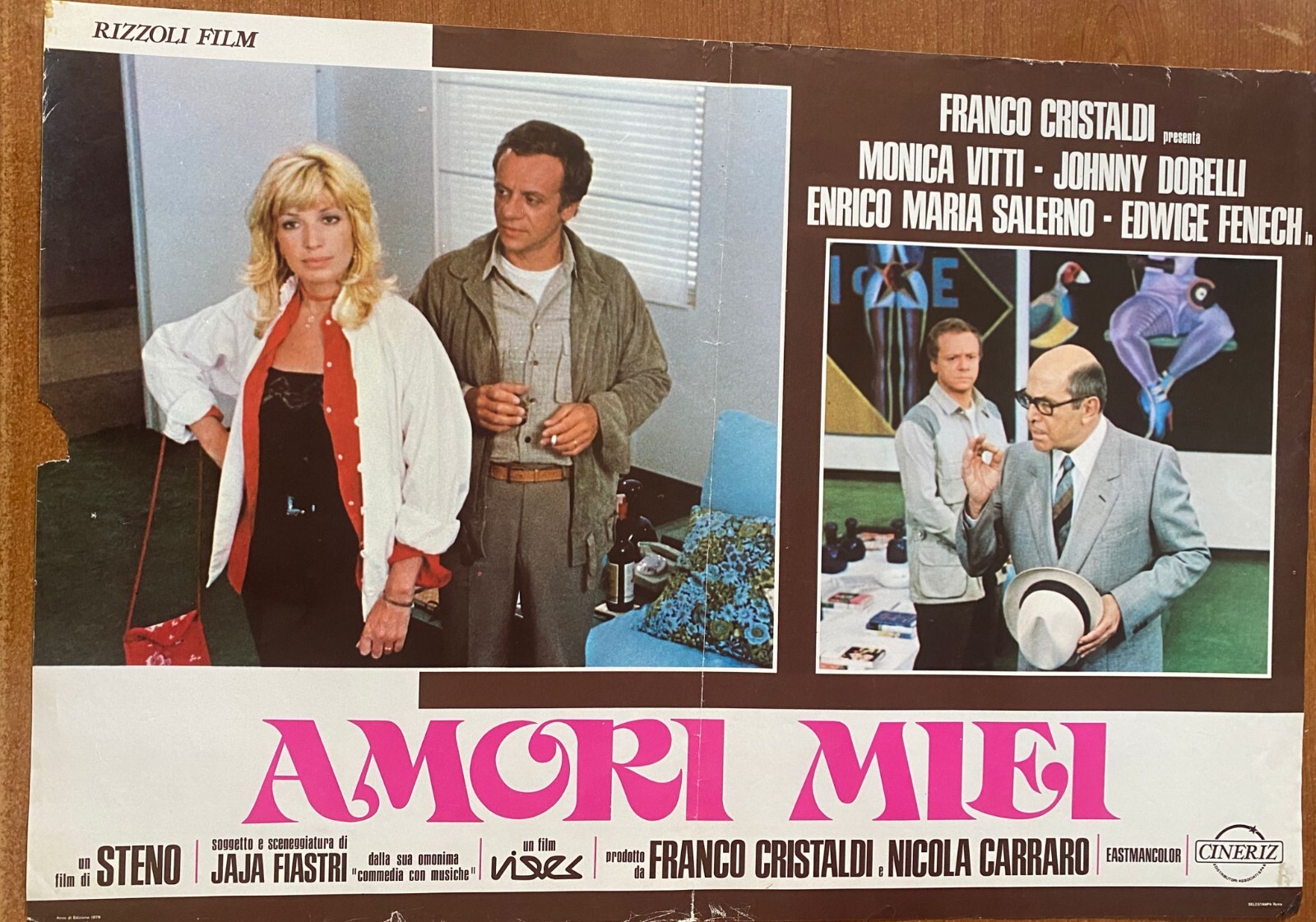FOTOBUSTA AMORI MIEI DORELLI MONICA VITTI EDWIGE FENECH SALERNO STEN | eBay