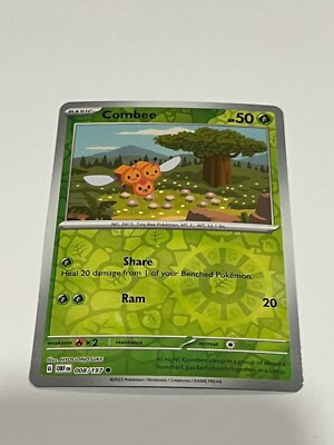 Combee - 008/197 Obsidian Flames Pokemon Reverse Holo Foil Rare Nice ...