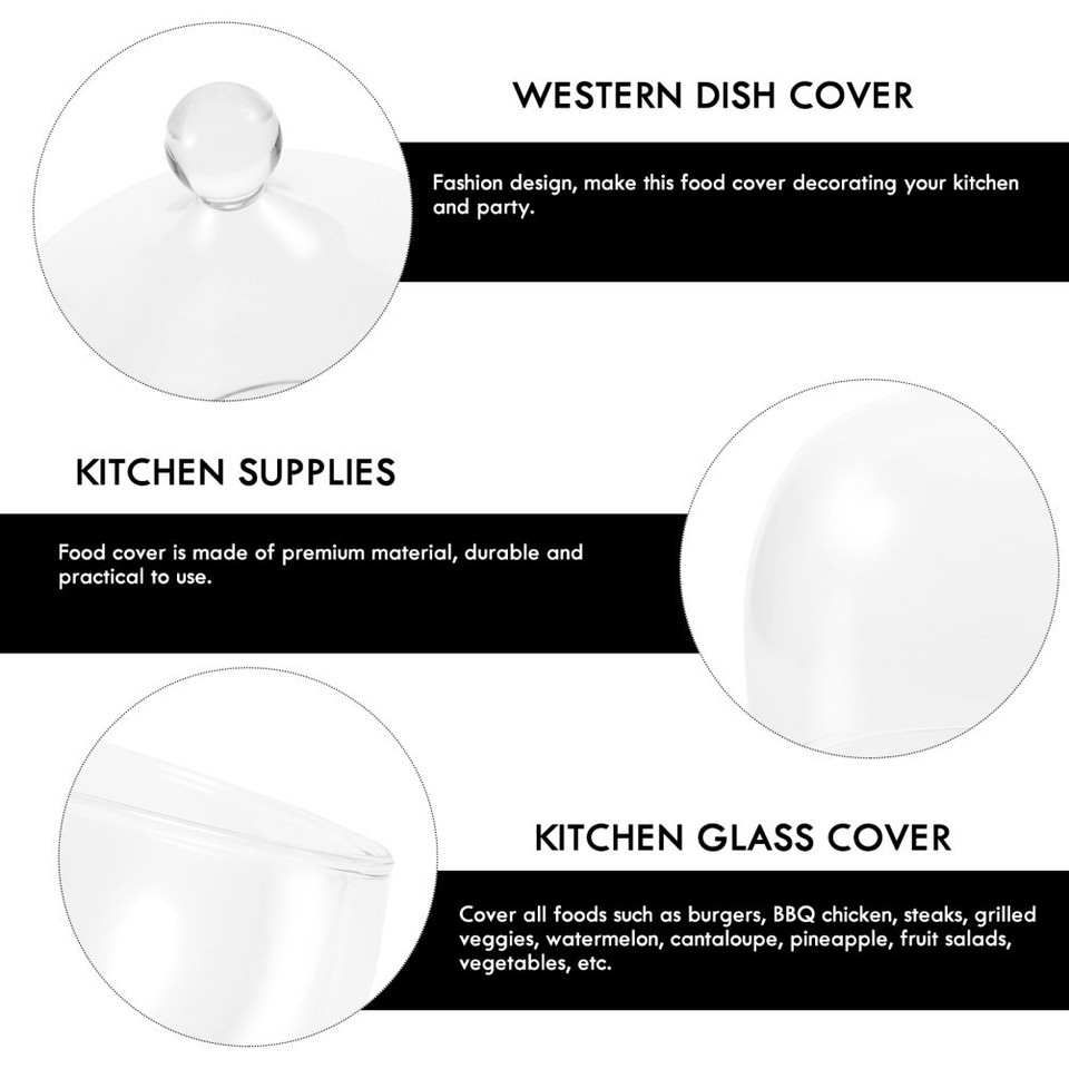 Splash Resistant Lids Cover Serving Cloche Plate Covers for Food | eBay UK