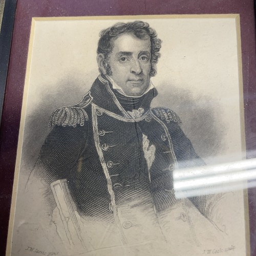 Pair of Framed Naval Engravings – Commodore Stephen Decatur & Thomas ...
