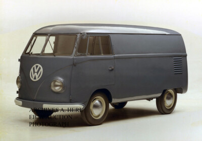Volkswagen T2 transporter van first generation factory photo press ...