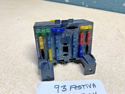 1988 89 90 91 92 93 FORD FESTIVA FUSE BOX | eBay