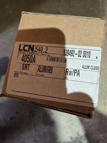 LCN 4050 Rw/PA SRT Alum Door Closer | eBay