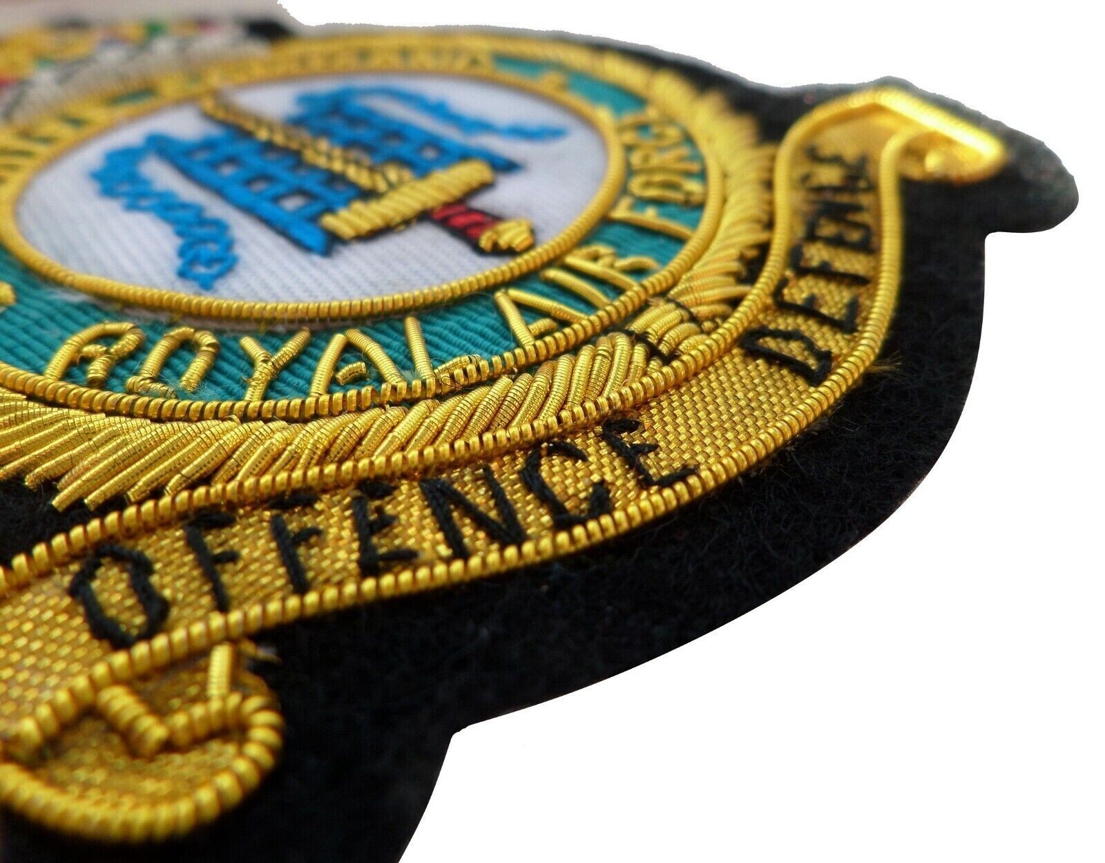 Fighter Command Royal Air Force RAF GOLD WIRED Patch Badge - MOD ...