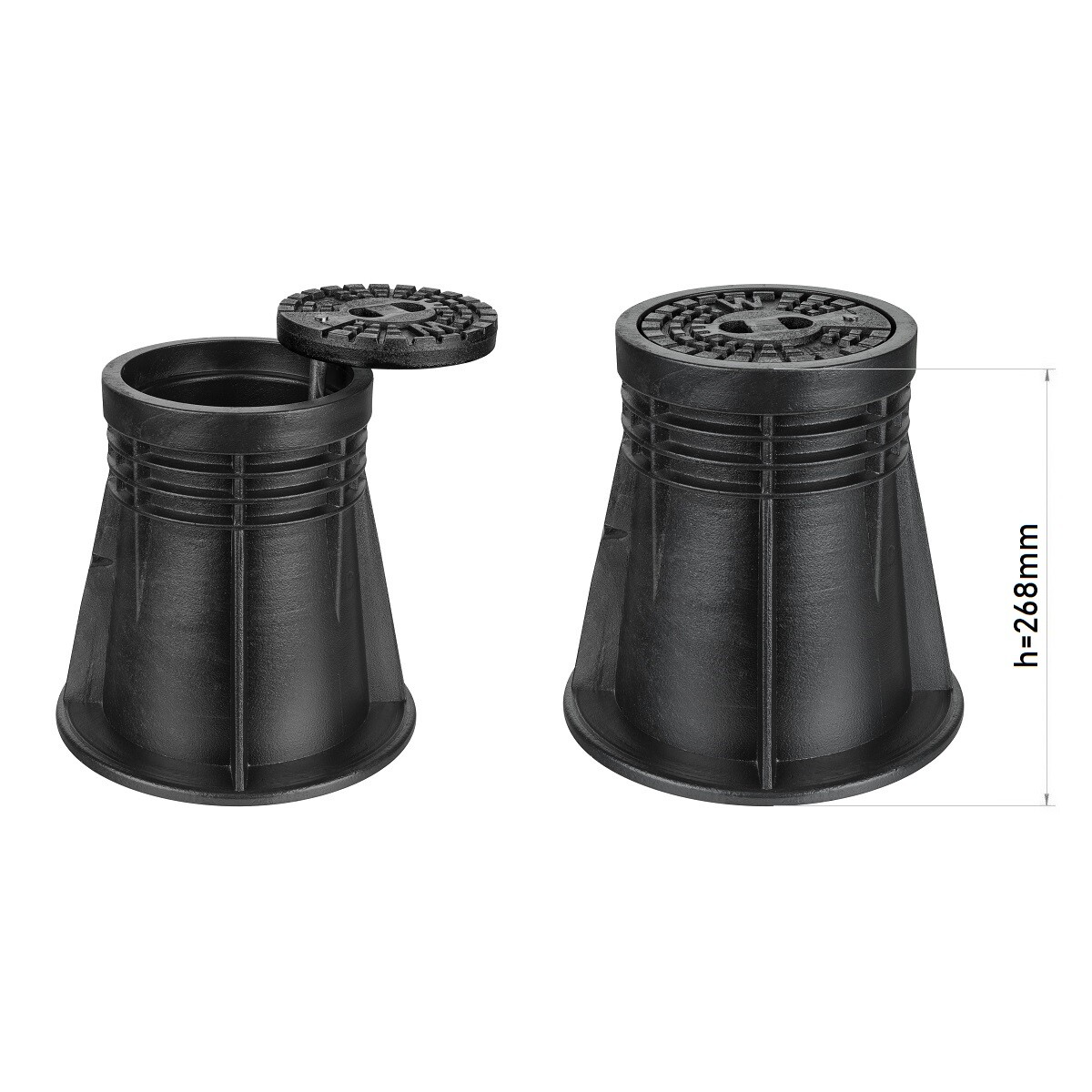 Water Stop Tap Box Surface Box Stop Cock Box Valve Box with Cast Iron ...