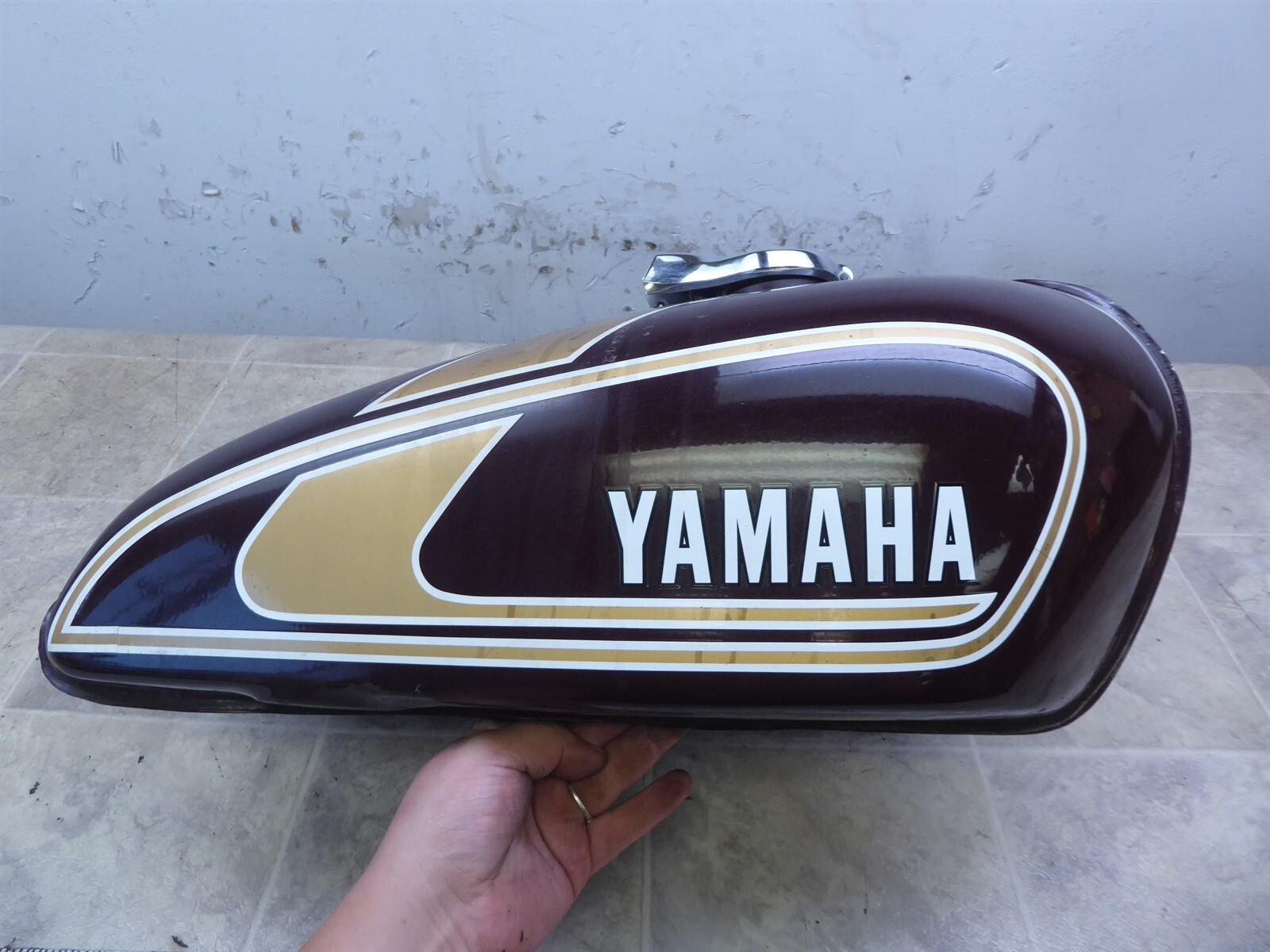 1975 Yamaha XS500 DOHC Y530-1) gas petrol fuel tank with cap | eBay