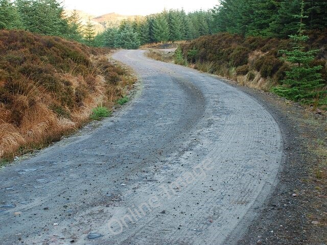 Photo 6x4 Forest road Cruach an t-Seallaidh Not much to say about this ...