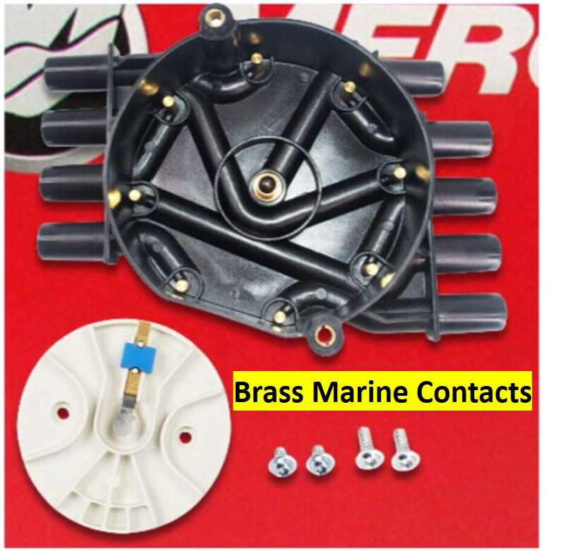 FLAT DISTRIBUTOR CAP ROTOR for MERCRUISER V8 MPI 8M6001106 8M0061335 ...