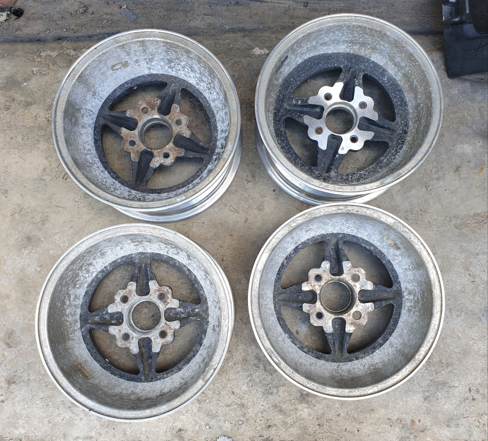 JDM WORK Equip 01 14" 6.5" Wheels for AE86 TA22 Datsun B110 Sunny 510 ...