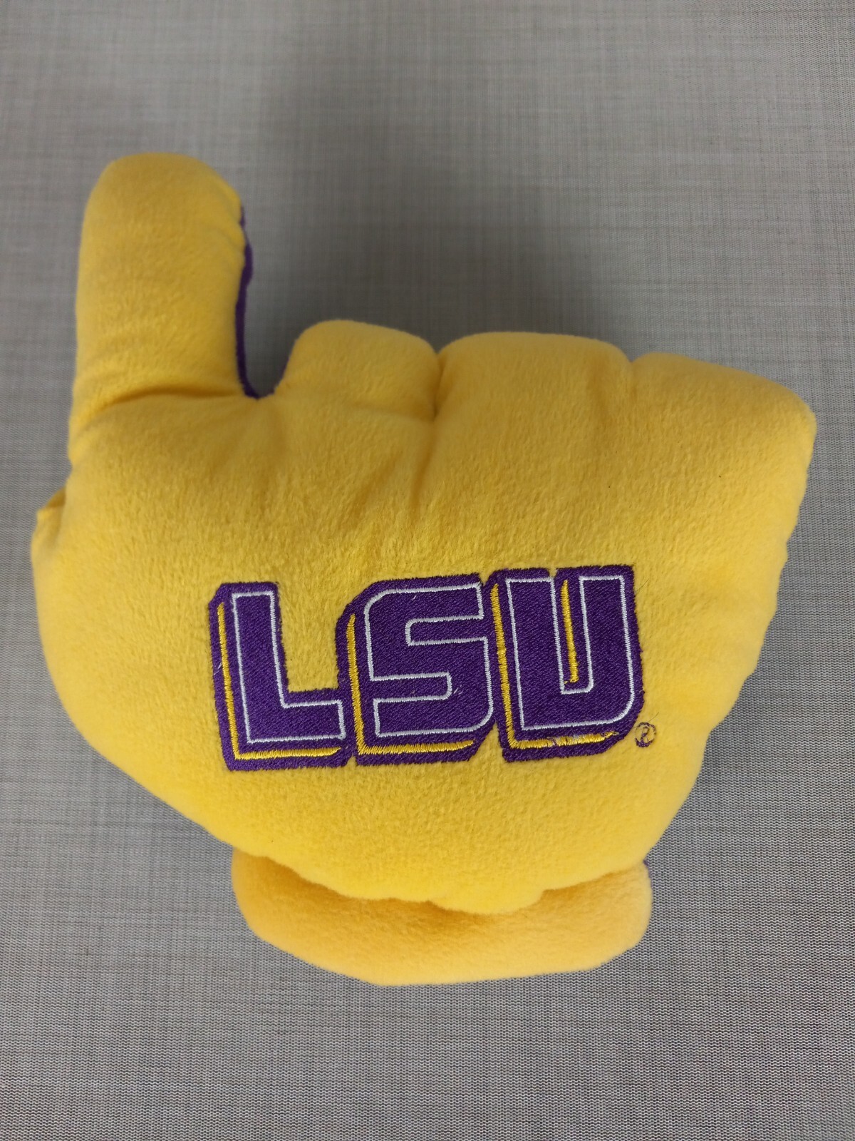 LSU TIGERS PLUSH #1 FINGER FAN FANATIC HAND GLOVE LOUISIANA STATE | eBay