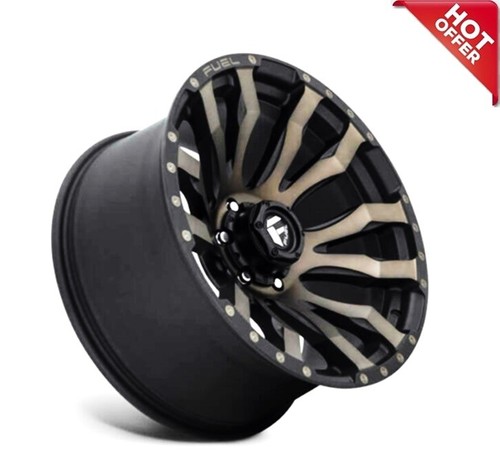 17x9 Fuel Wheels D674 Blitz 5x127.00 MATTE BLACK DOUBLE DARK TINT -12 ...