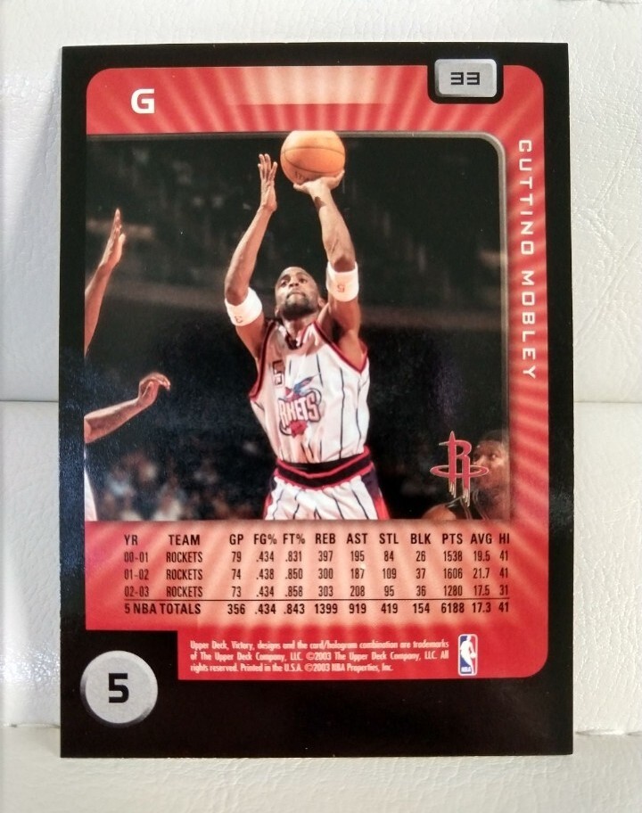 2003-04 Upper Deck Victory Basketball #33 Cuttino Mobley Houston ...