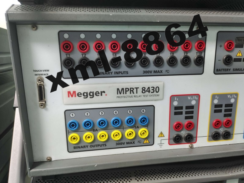 Megger MPRT 8430 Protective Relay Test System With Case for sale online ...