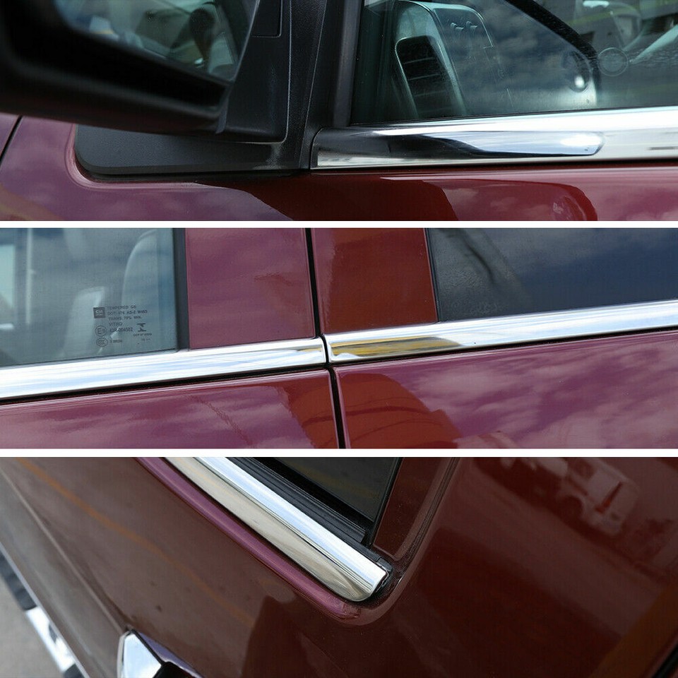 4pcs Car Window Molding Trim For Chevrolet Silverado & GMC Sierra 2014 ...