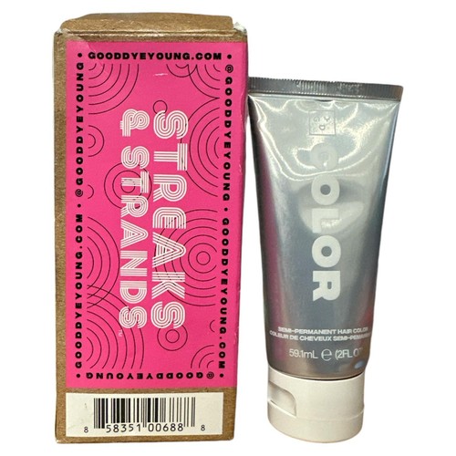 Good Dye Young Streaks and Strands Semi Perm Hair Dye Bubblegum Pink ...