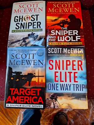 Complete Set Series - Lot of 4 Sniper Elite HARDCOVER books by Scott ...