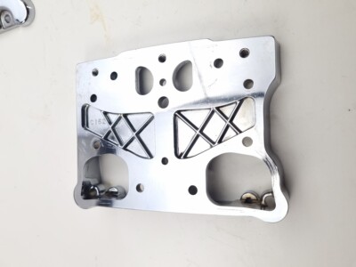 Chrome Rocker box housing Front Rear Harley Davidson Dyna 99-17 Softail ...