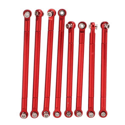 (red)Full Car Tie Rod 8PCS Tie Lever Link Pull Rod Flexible Reliable ...