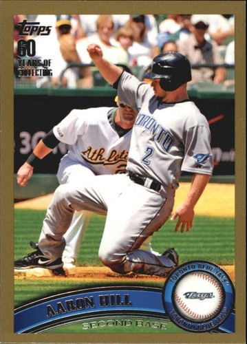 2011 Topps Gold #197 Aaron Hill /2011 - BB | eBay