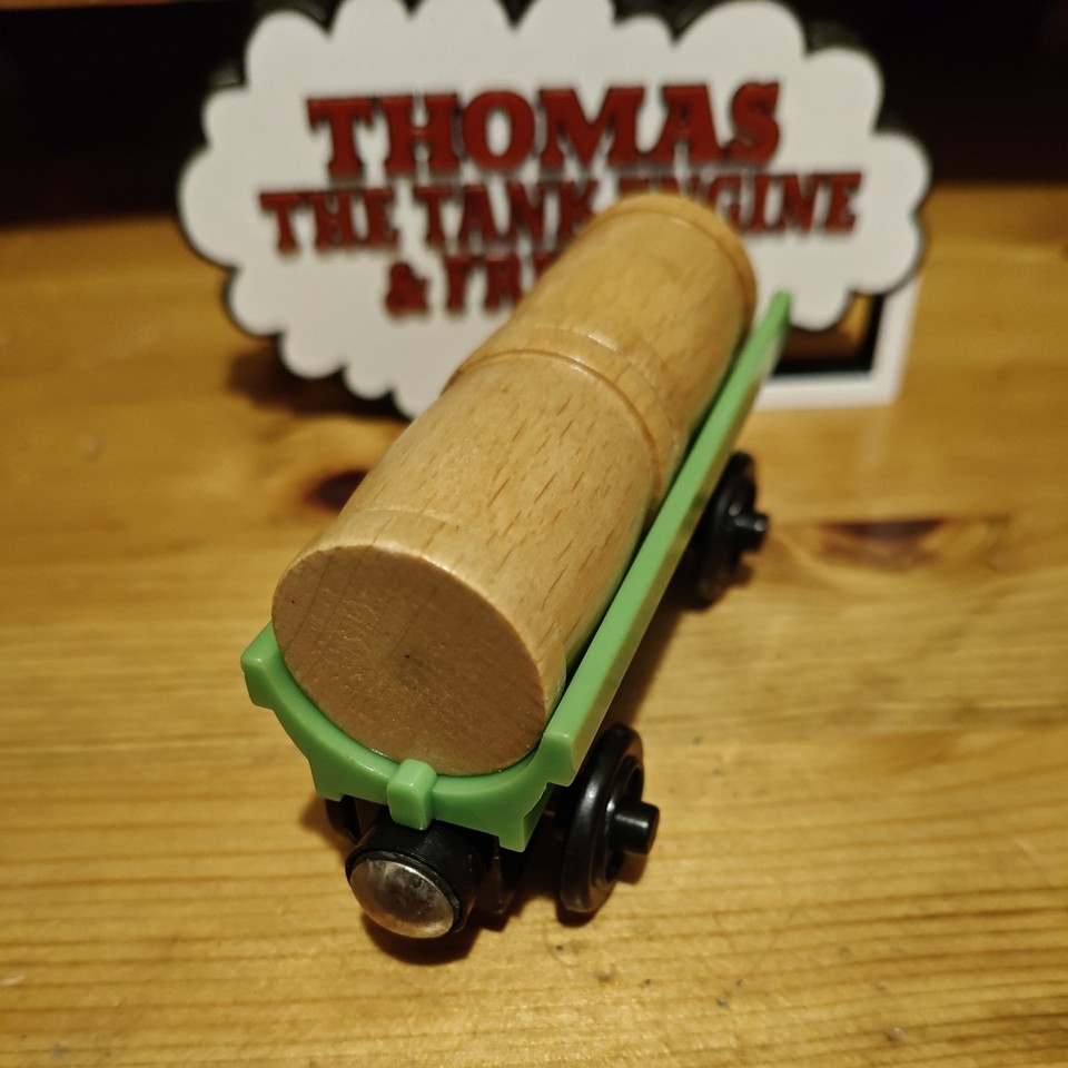 New Unboxed Thomas Wooden Railway Barrel Car & Barrels Learning Curve ...