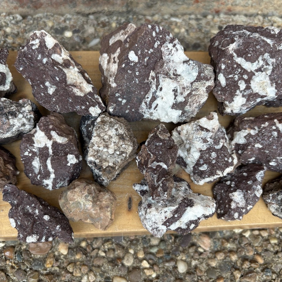 Lot of Unknown Minerals Rocks Near Clark Mine, Keweenaw Co., MI 4 lb ...