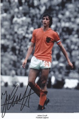 Johan Cruyff Signed Photo 30X20Cm | eBay
