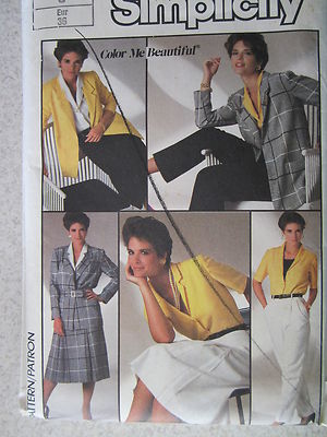 7271 VINTAGE Simplicity Sewing Pattern Misses GO-EVERYWHERE Skirt Pants ...