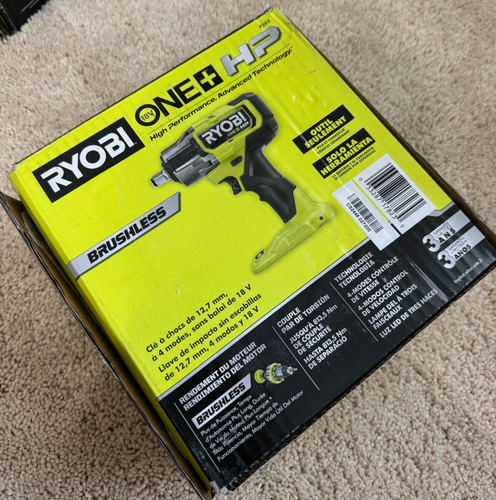 Ryobi HP 18V Brushless Cordless 4-Mode 1/2 in. Impact Wrench (Tool Only ...