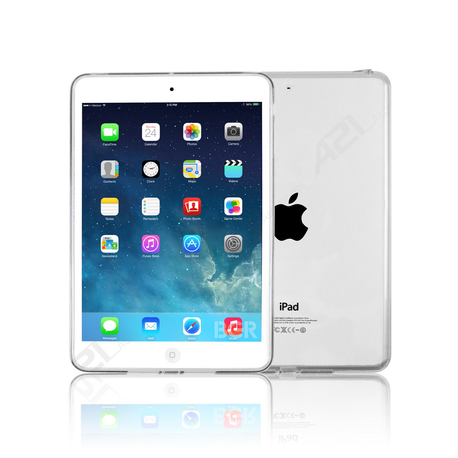 Colored TPU Rim Protective Gel Case Cover For iPad 9.7 2017/2018 Air ...