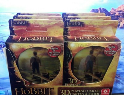 The Hobbit 3D Lenticular Playing Cards Deck in Collectible Tin New ...