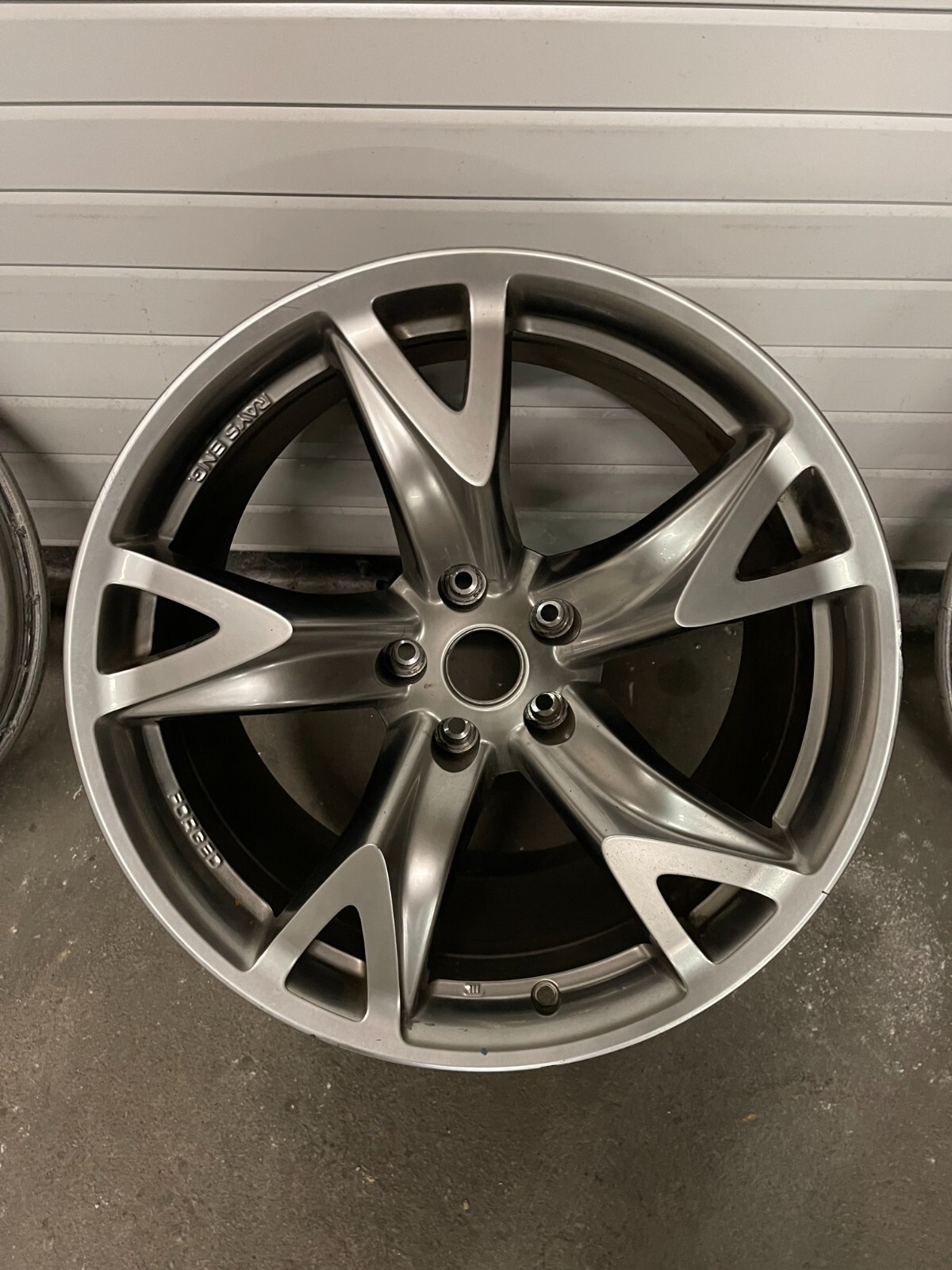 2011 NISSAN 370Z SPORT RAYS REAR WHEEL RIM 19X10 30 OEM D0300-1EC4B G37 ...