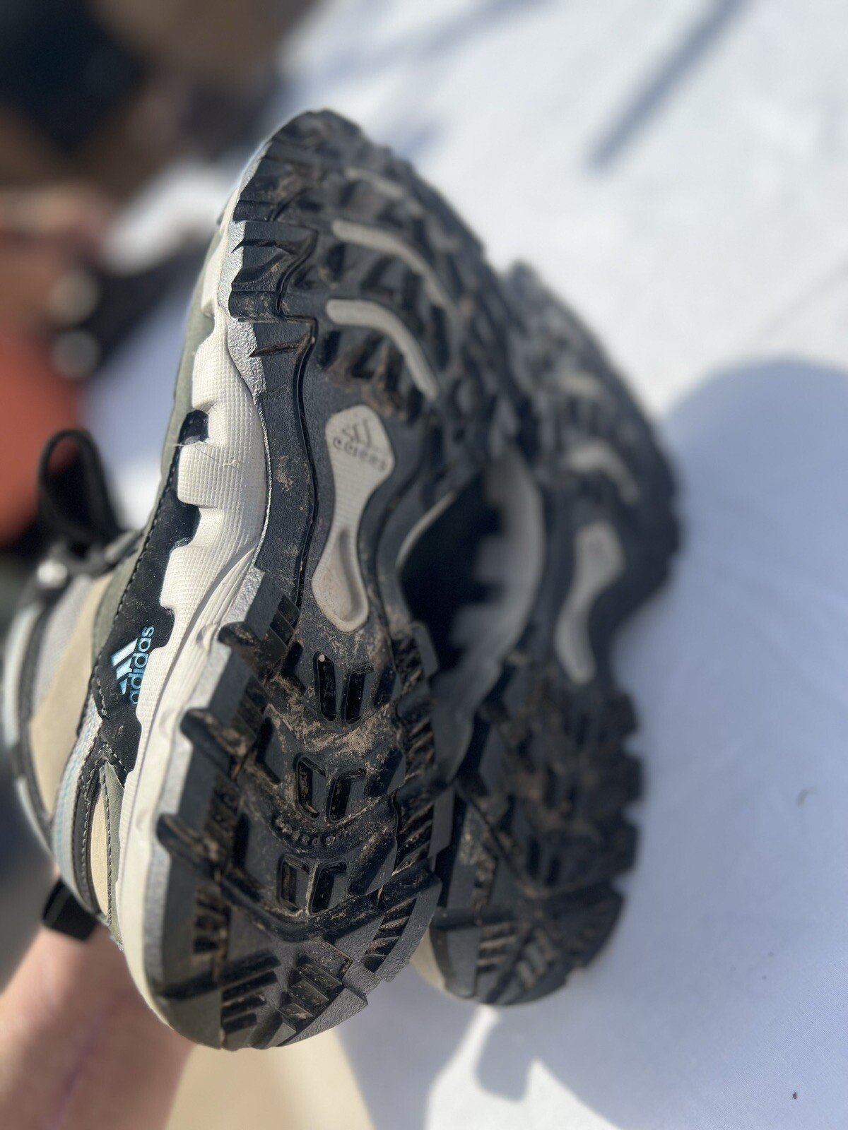 Adidas Hiking Boots Women's 8.5 Trail GeoFit Outdoor Leather Ankle ...