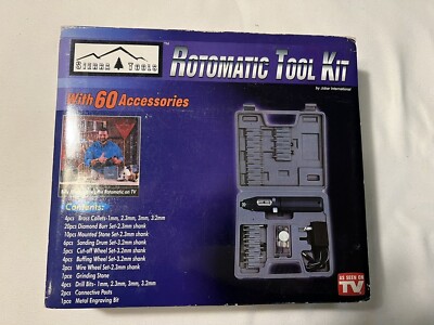 Vintage - RotoMatic Tool Kit - 60 Pieces Billy Mays As Seen On TV ...