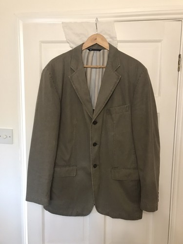 M&S Blue Harbour Mens Khaki Casual Blazer Large Worn Once 42’chest 32 ...