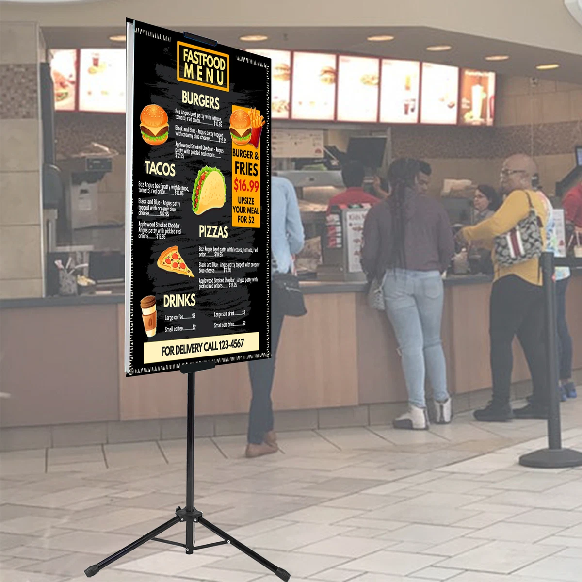 How To Make A Poster Board Stand Up