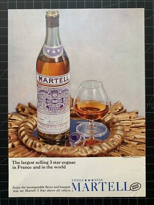 Vintage 1960s Martell Cognac Print Ad | eBay