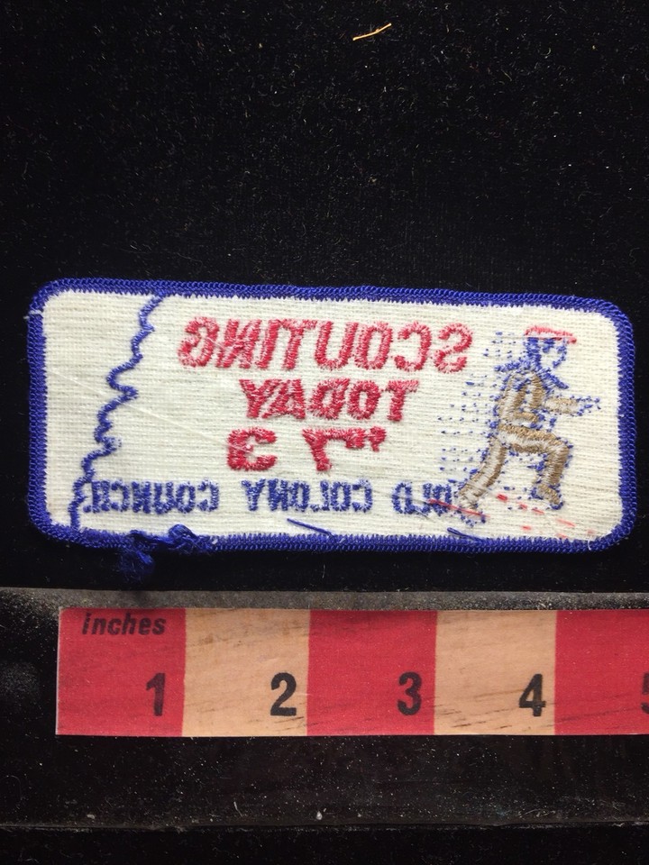Vtg 1973 OLD COLONY COUNCIL SCOUTING DAY Boy Scouts Patch 77V7 | eBay