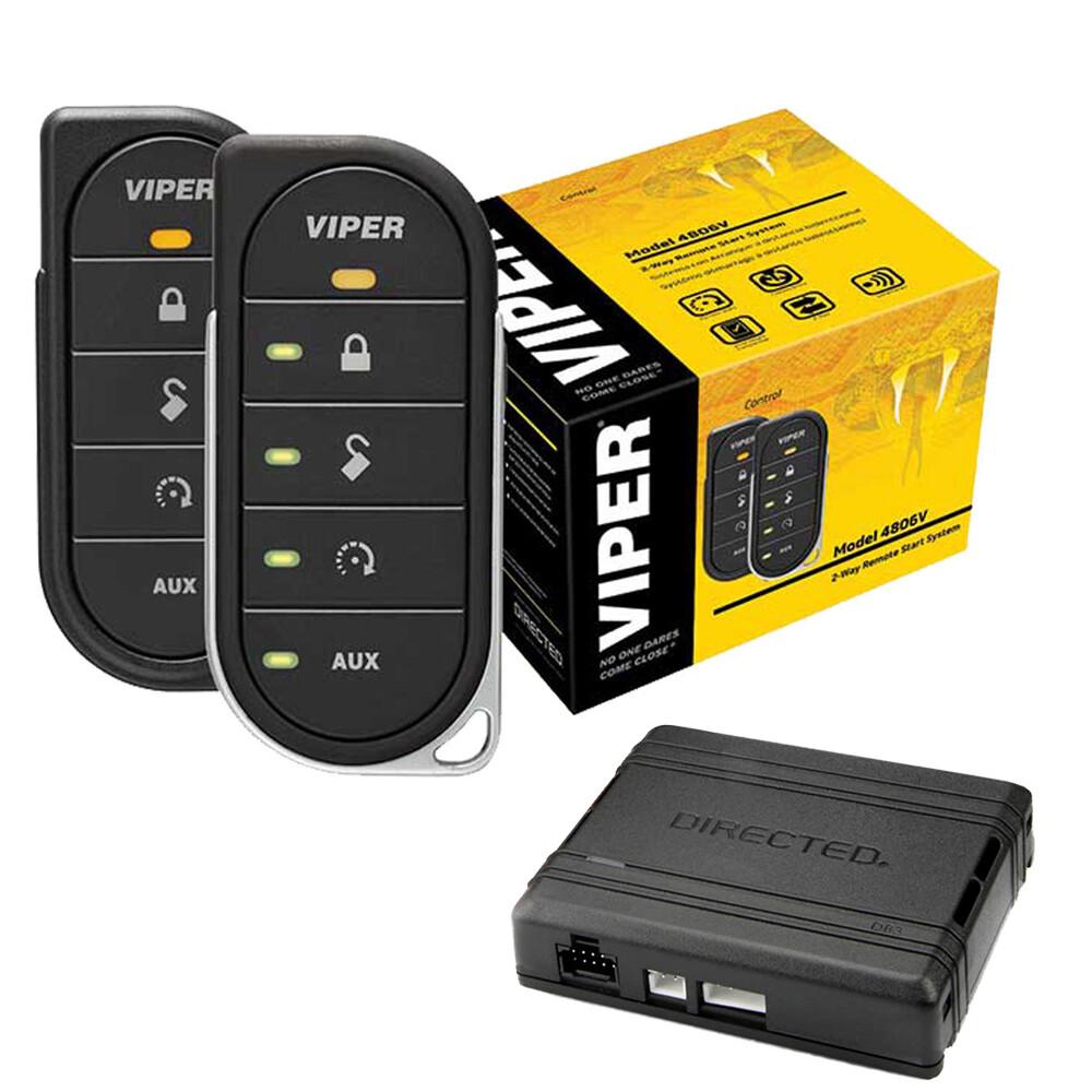 Viper 4806V 2-Way Remote Start System 1-Mile Range & DB3 Bypass Module ...