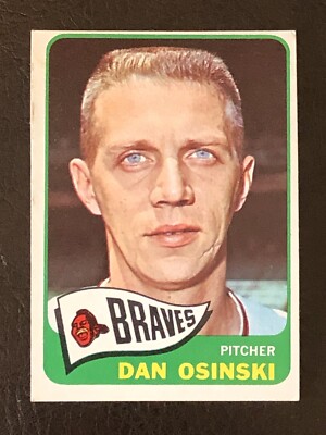 1965 Topps Dan Osinski Card #223 EX-NM Milwaukee Braves | eBay