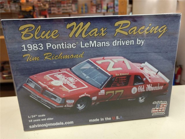 NASCAR 1983 Pontiac Le Mans Tim Richmond Blue Max Racing Model Kit ...