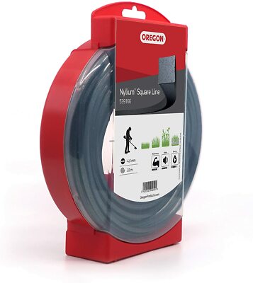OREGON NYLIUM SQUARE 4.0MM X 22M STRIMMER/BRUSHCUTTER CORD 539166 | eBay